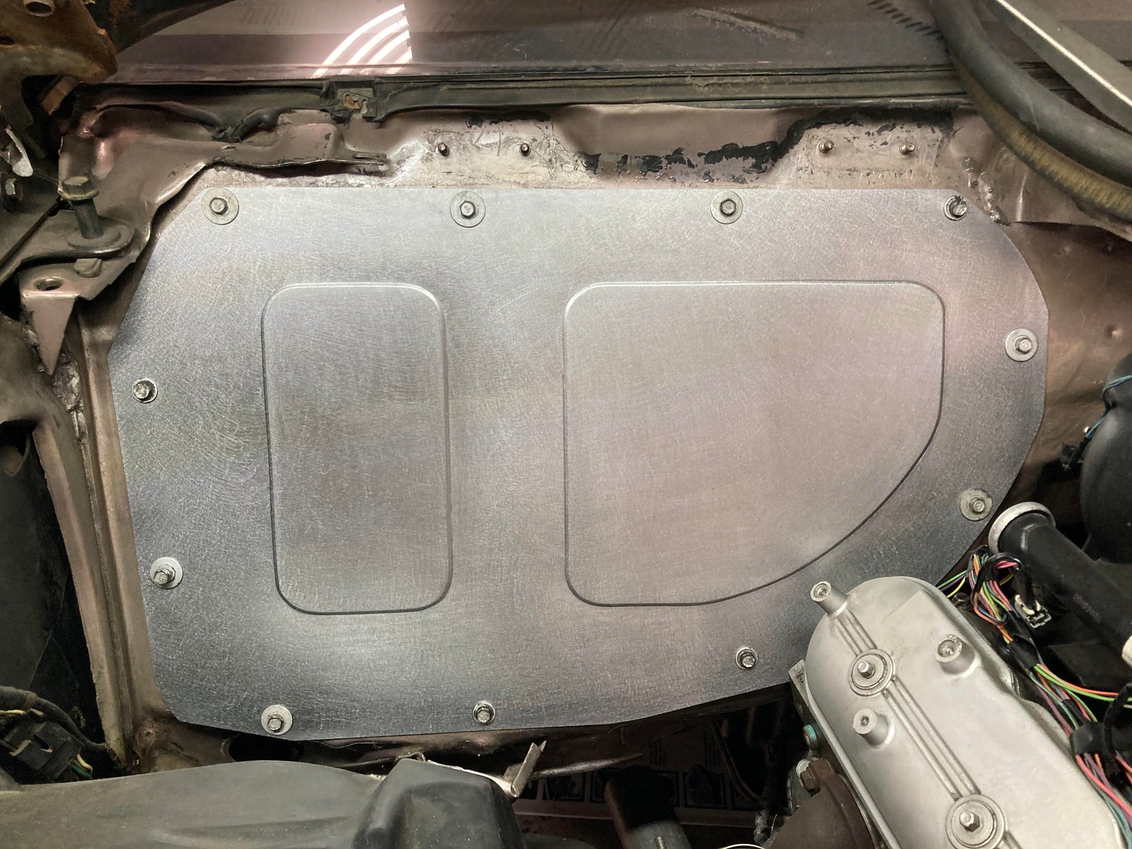 78-87 G Body A/C Heater Box Firewall Delete Panel Cover Plate Bolt In ...