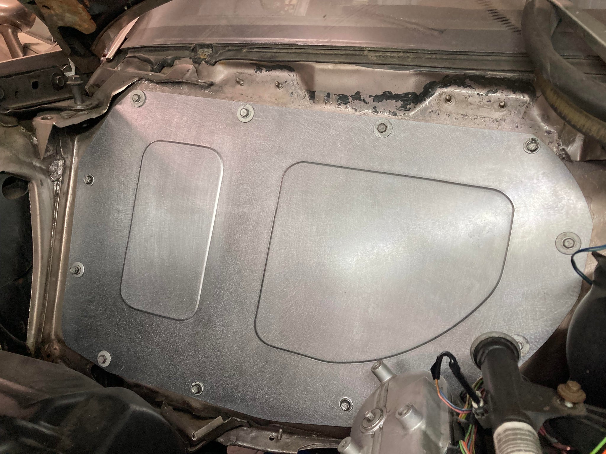 78-87 G Body A/C Heater Box Firewall Delete Panel Cover Plate Bolt In ...