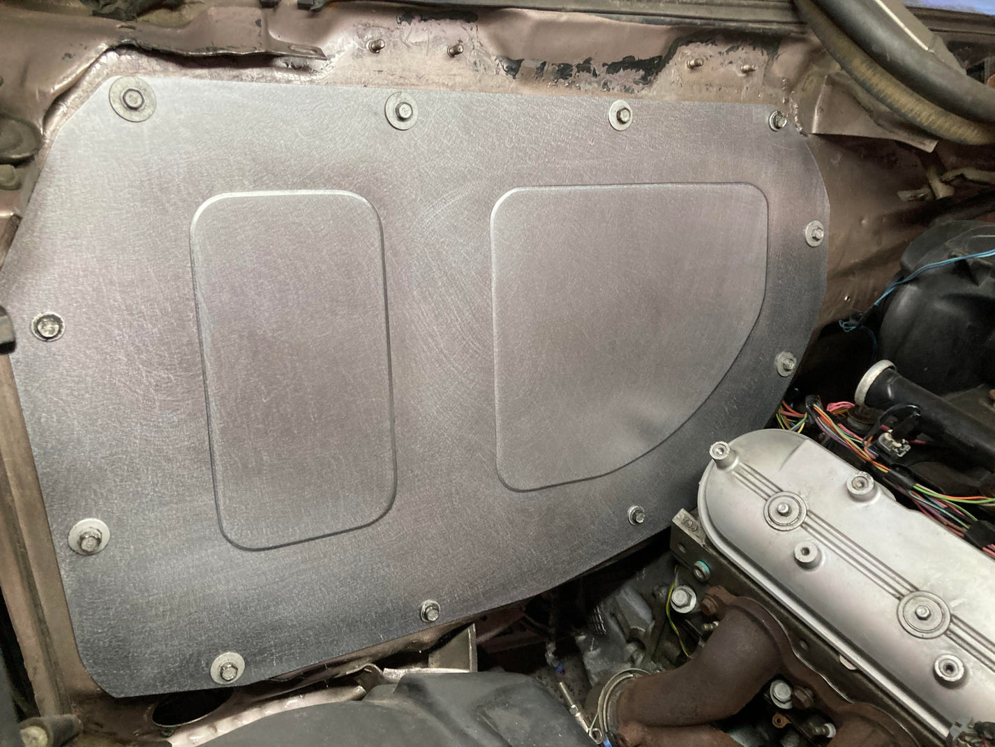 78-87 G Body A/C Heater Box Firewall Delete Panel Cover Plate Bolt In ...