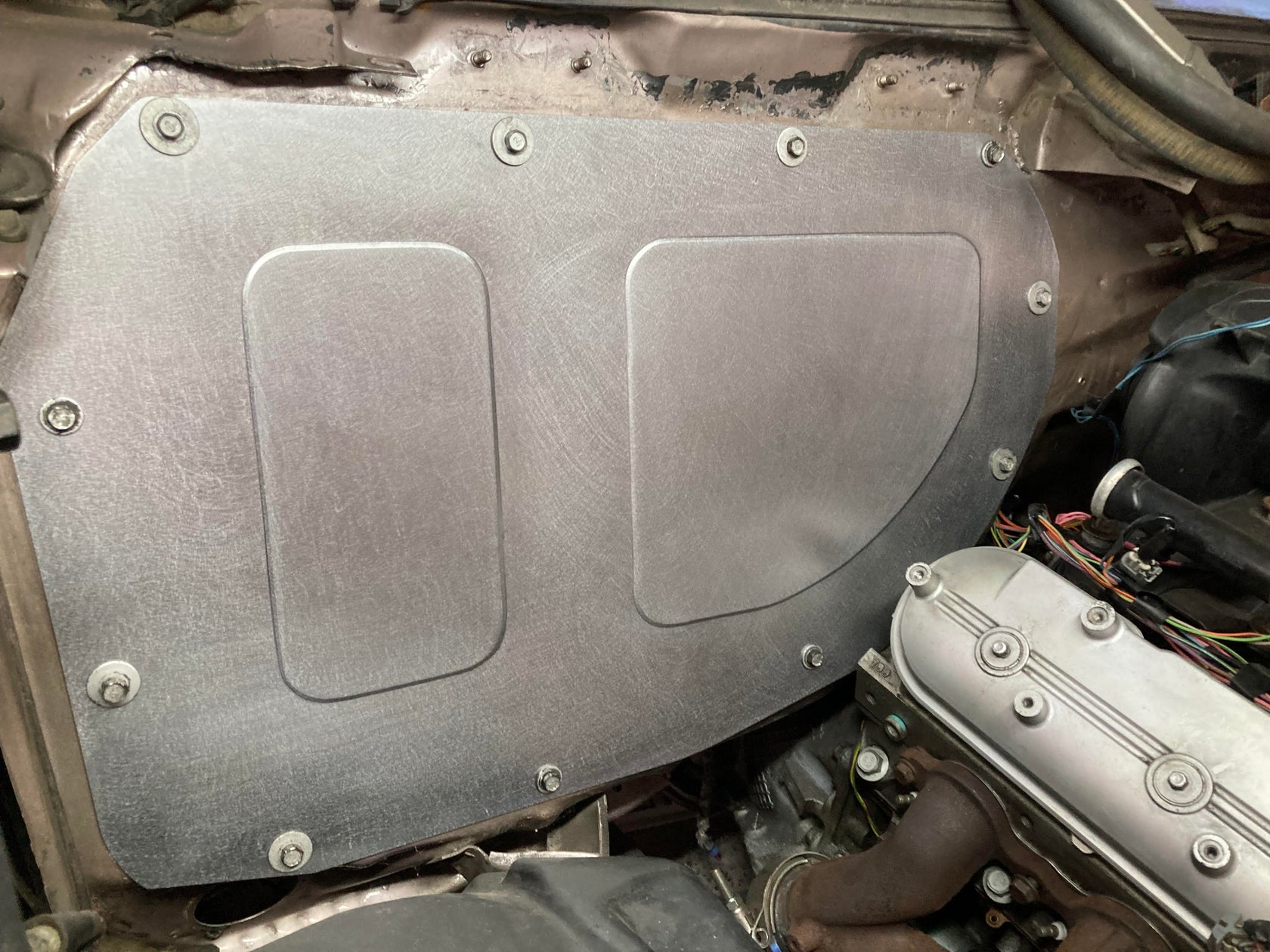 78-87 G Body A/C Heater Box Firewall Delete Panel Cover Plate Bolt In ...